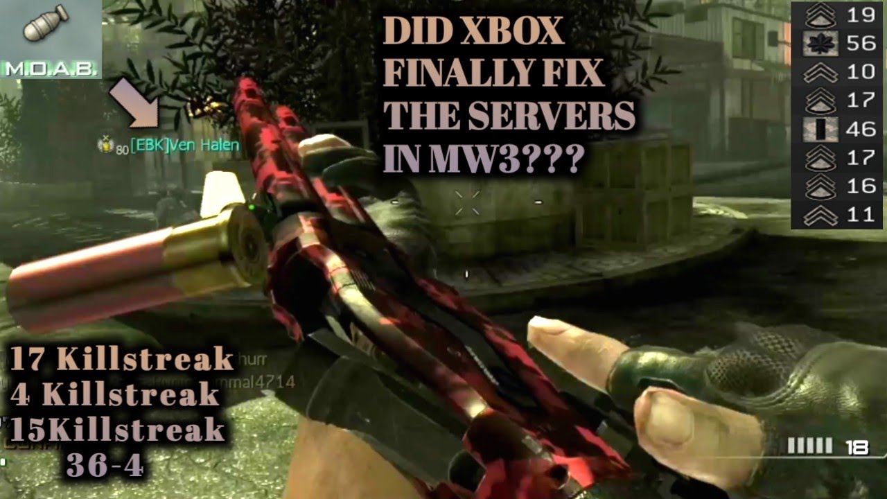 *UPDATE* XBOX Fixed MW3 Servers & Now PLAYABLE!!! - YouTube