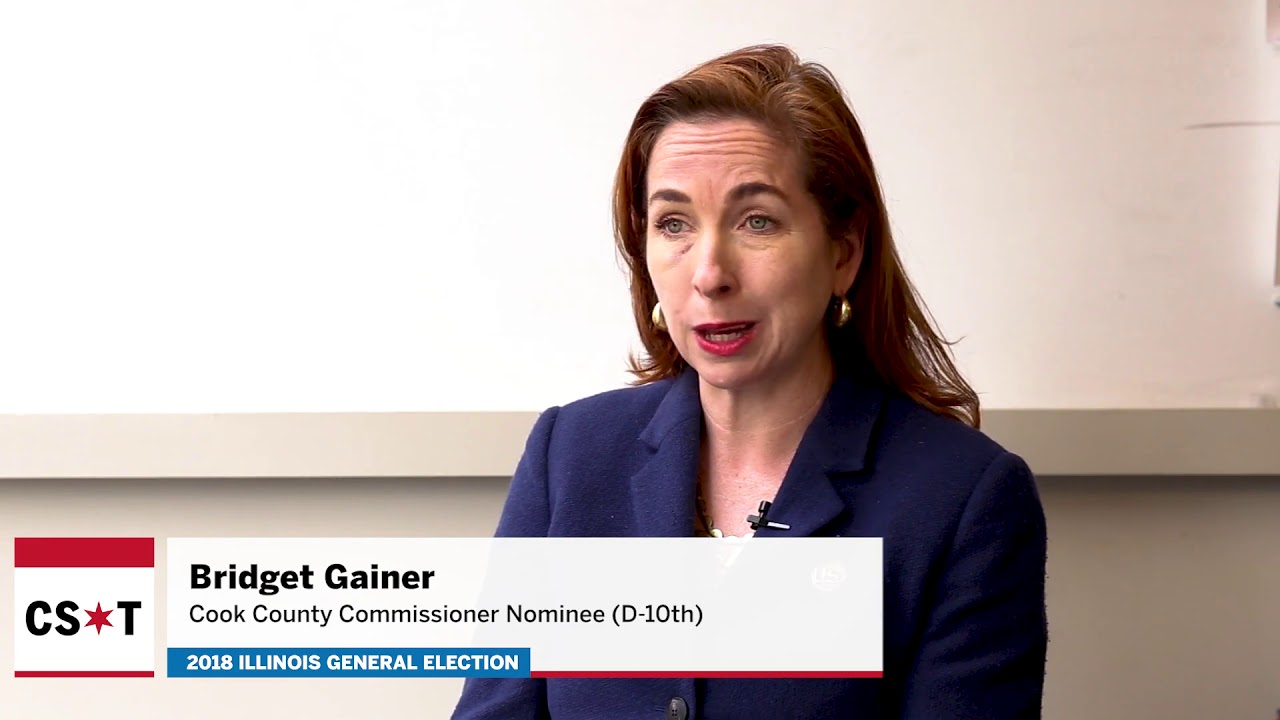 Bridget Gainer, Cook County Commissioner Nominee (D-10th) - YouTube