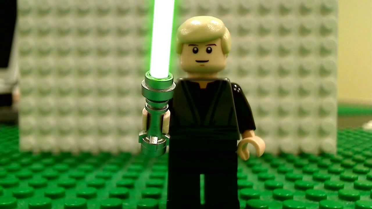 Lego - Lightsaber and Laser Effects Test (Gimp 2.8) - YouTube