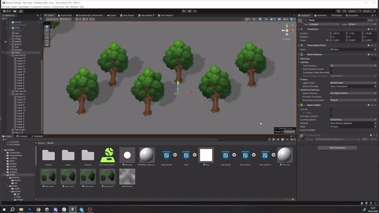 Trees Shader - YouTube