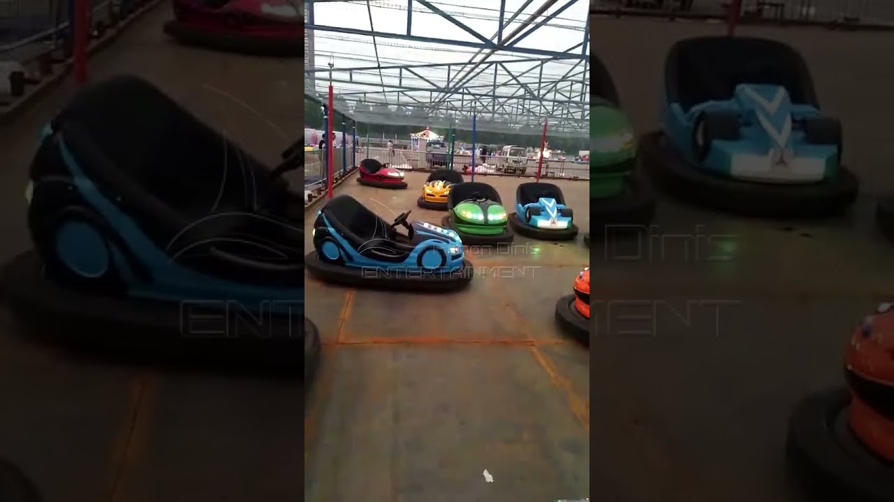 Customized Electric Ceiling Bumper Cars for Sale - YouTube
