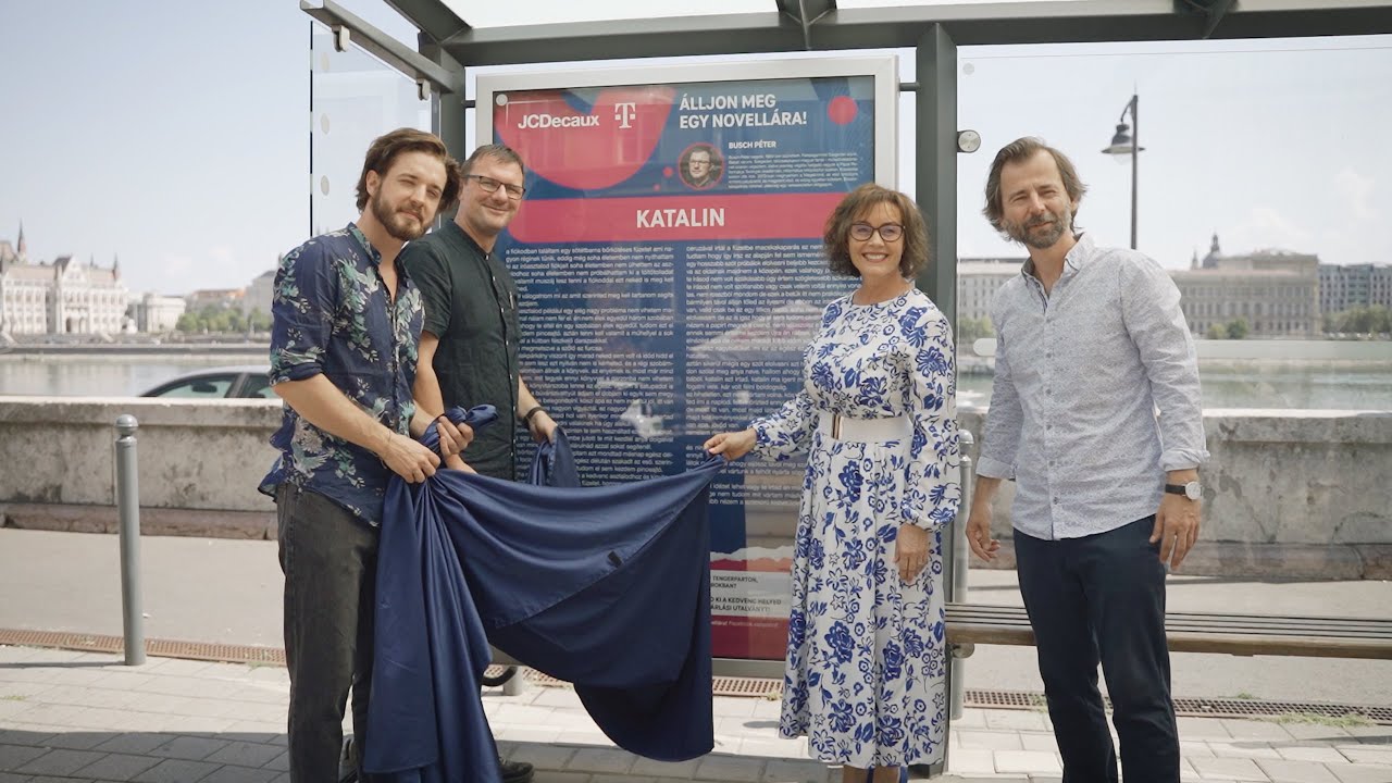 Álljon meg egy novellára 2022: Innovatív plakátok | Telekom x JCDecaux ...