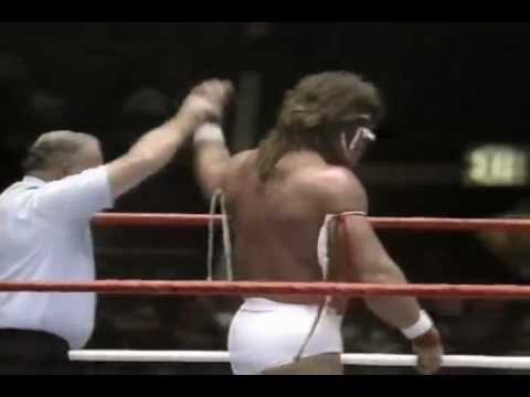 Ultimate Warrior vs Frenchie Martin Horrible Match MSG WWF 11/24/87 w ...
