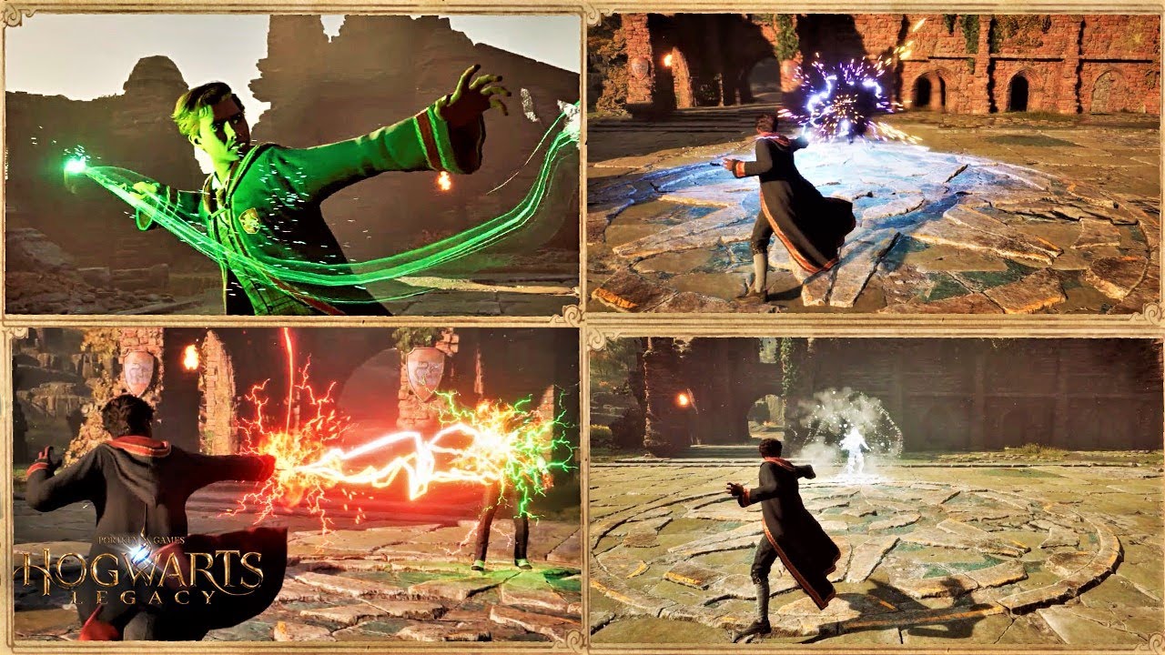 Hogwarts Legacy | All Spells in 4K Showcase | 2023 - YouTube