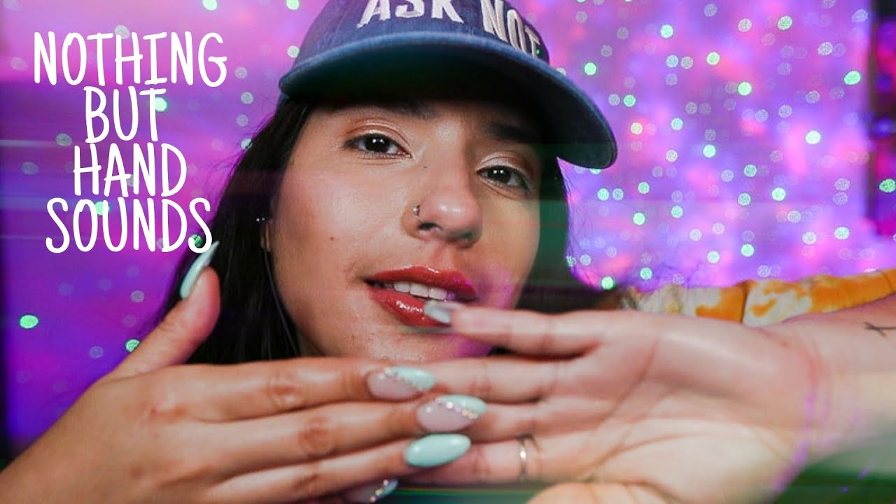 ASMR HAND SOUNDS | Finger Flutters, scratching sounds for sleep - YouTube