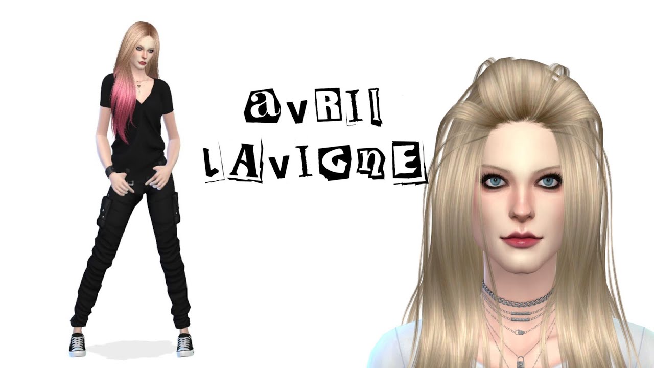 The Sims 4 : Avril Lavigne + CC Links + DOWNLOAD - YouTube