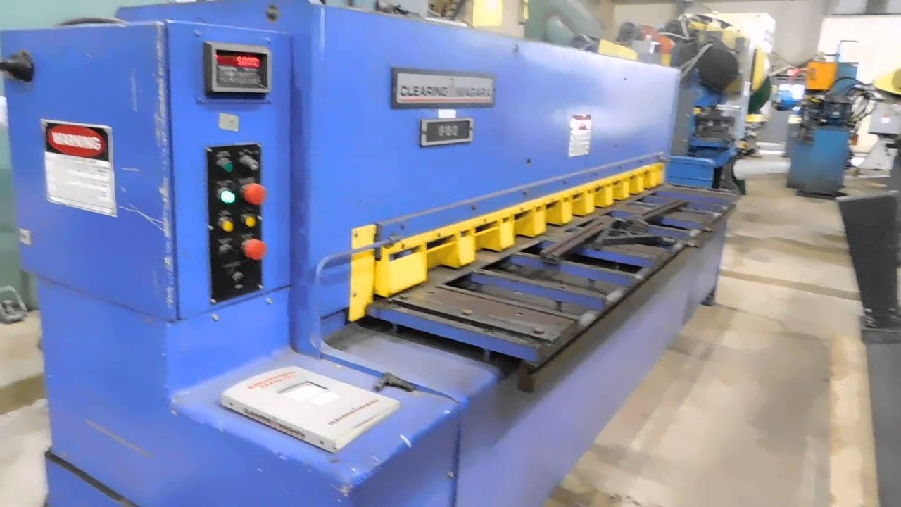 Niagara Hydraulic 1/4" x 10' Power Shear #6592P - YouTube