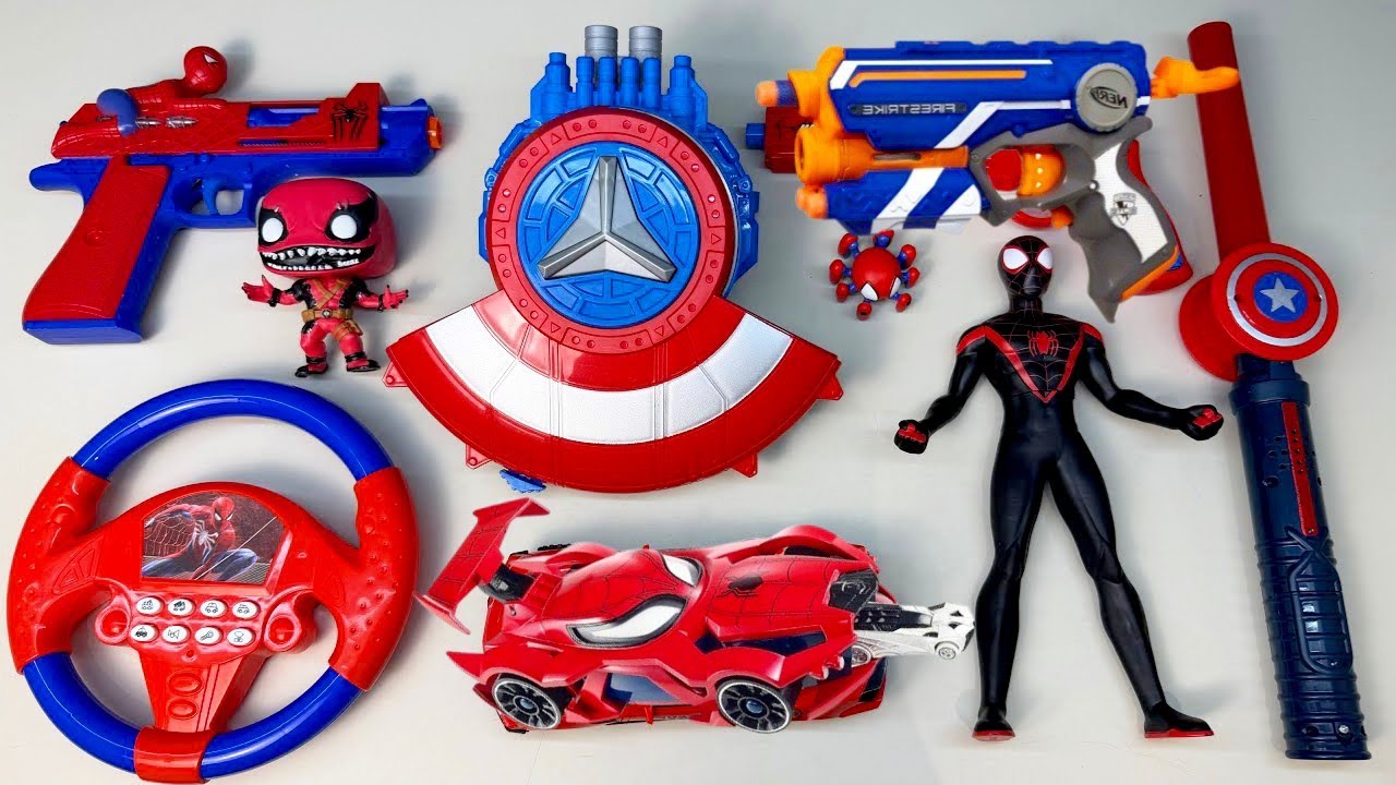 Marvel Spiderman Unboxing Toys Review | Spider Man Mask | Spider Man ...