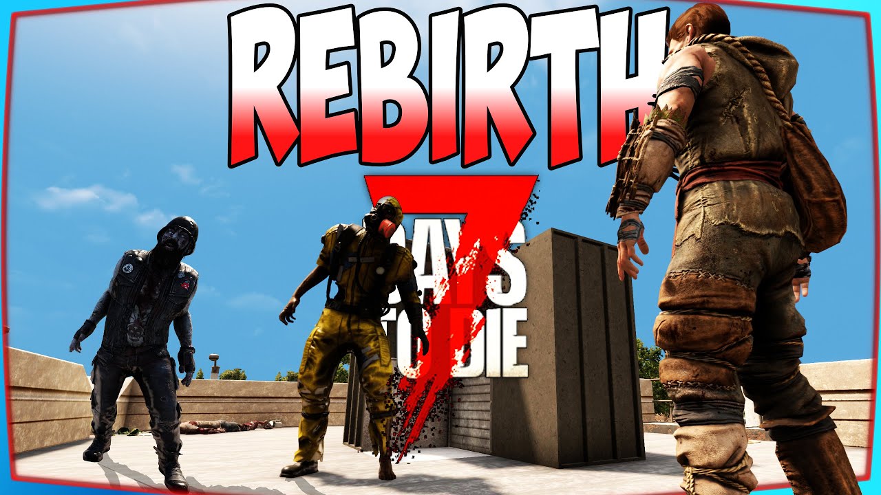7 Days to Die 1.0 - Rebirth overhaul (Day 4) - YouTube