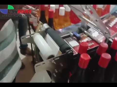 Semi Automatic Round Bottle Labeling machine ll Bottle Labeling Machine ll Label Pasting Machine ...