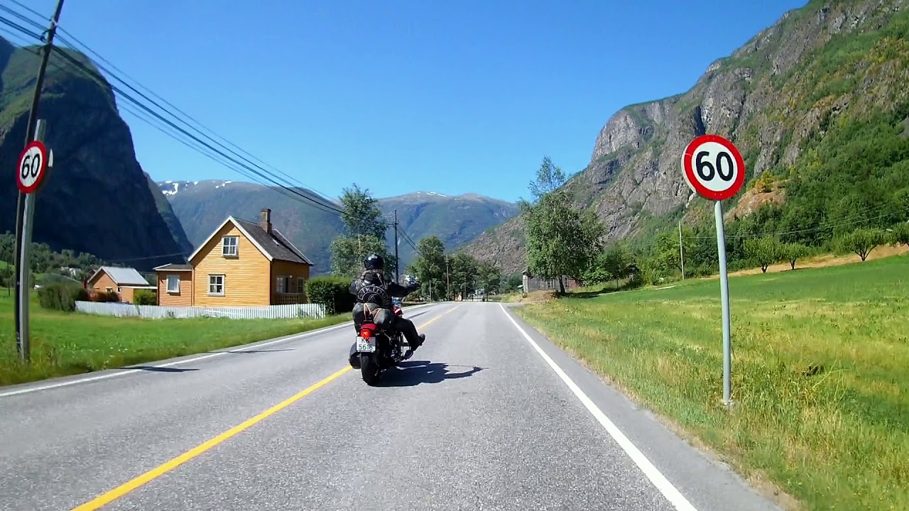 Norway Motorcycle Ride: Day Four (Lærdalselva River and Årdalsfjord ...