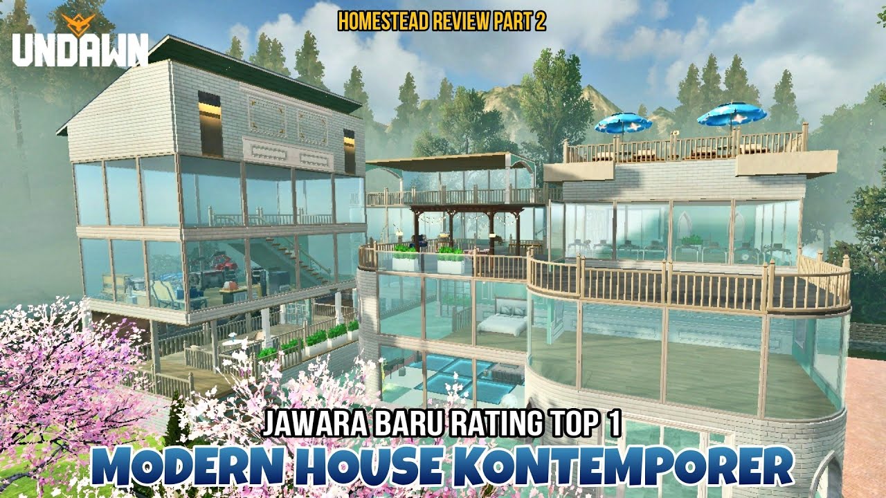 REVIEW MODERN HOUSE KONTEMPORER, RUMAH SULTAN TOP 1 TERBARU | UNDAWN ...