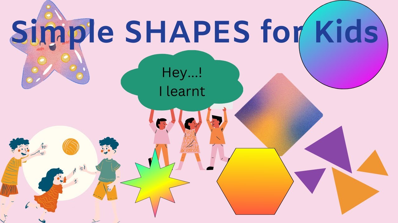 Simple Shapes for Kids learning - YouTube