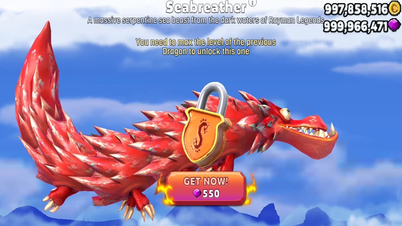 Hungry Dragon - Seabreather New Sea Monster Snake Unlocked Update All ...
