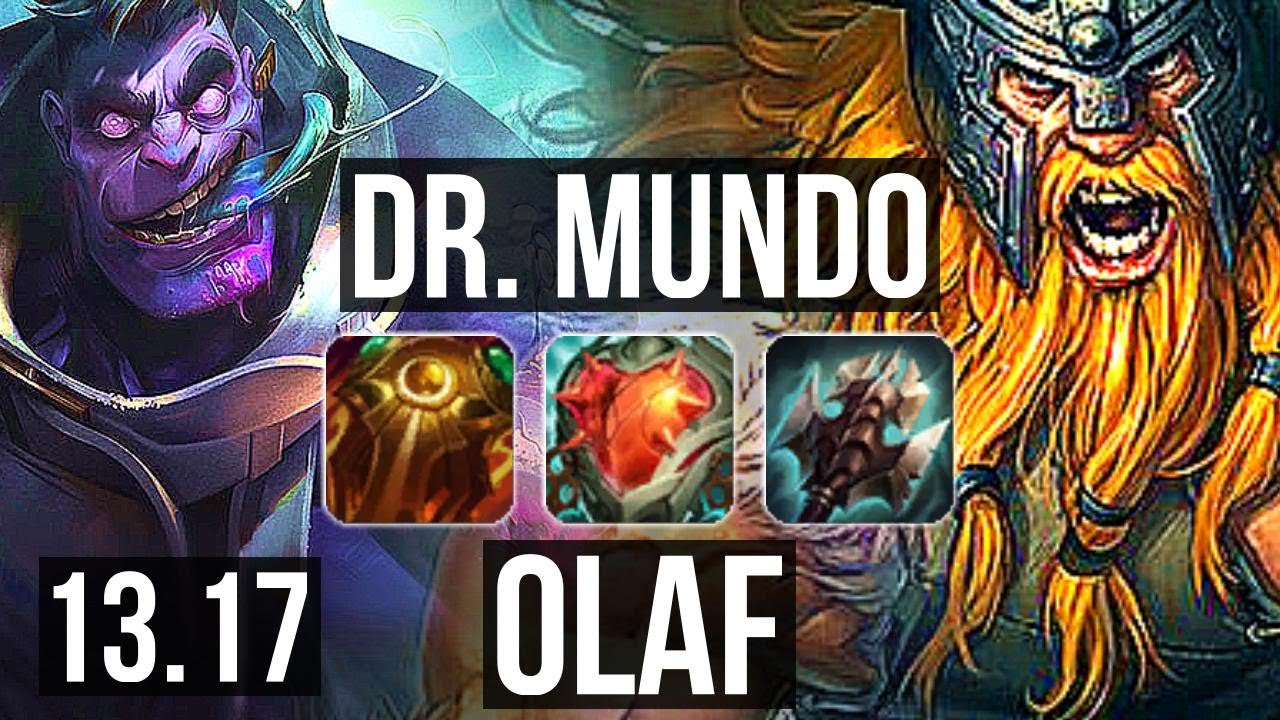 MUNDO vs OLAF (TOP) | 67% winrate, 6/2/6 | TR Grandmaster | 13.17 - YouTube