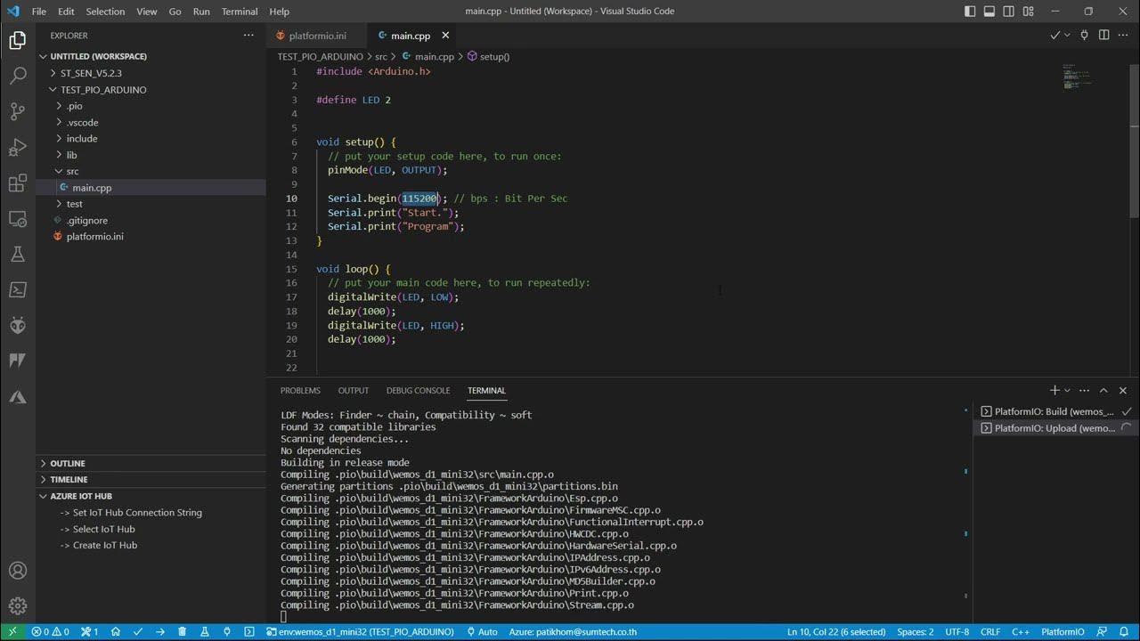 แนะนำการใช้ Serial.print, Serial.println และแสดงผลความแตกต่าง - YouTube