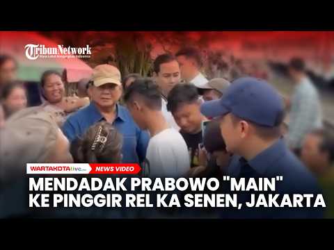 Momen Dadakan Saat Prabowo \