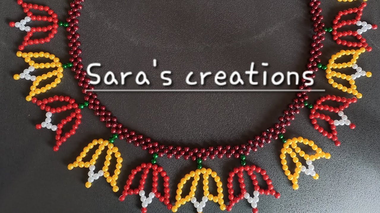 Flowers pattern mahirap/ toran design. - YouTube