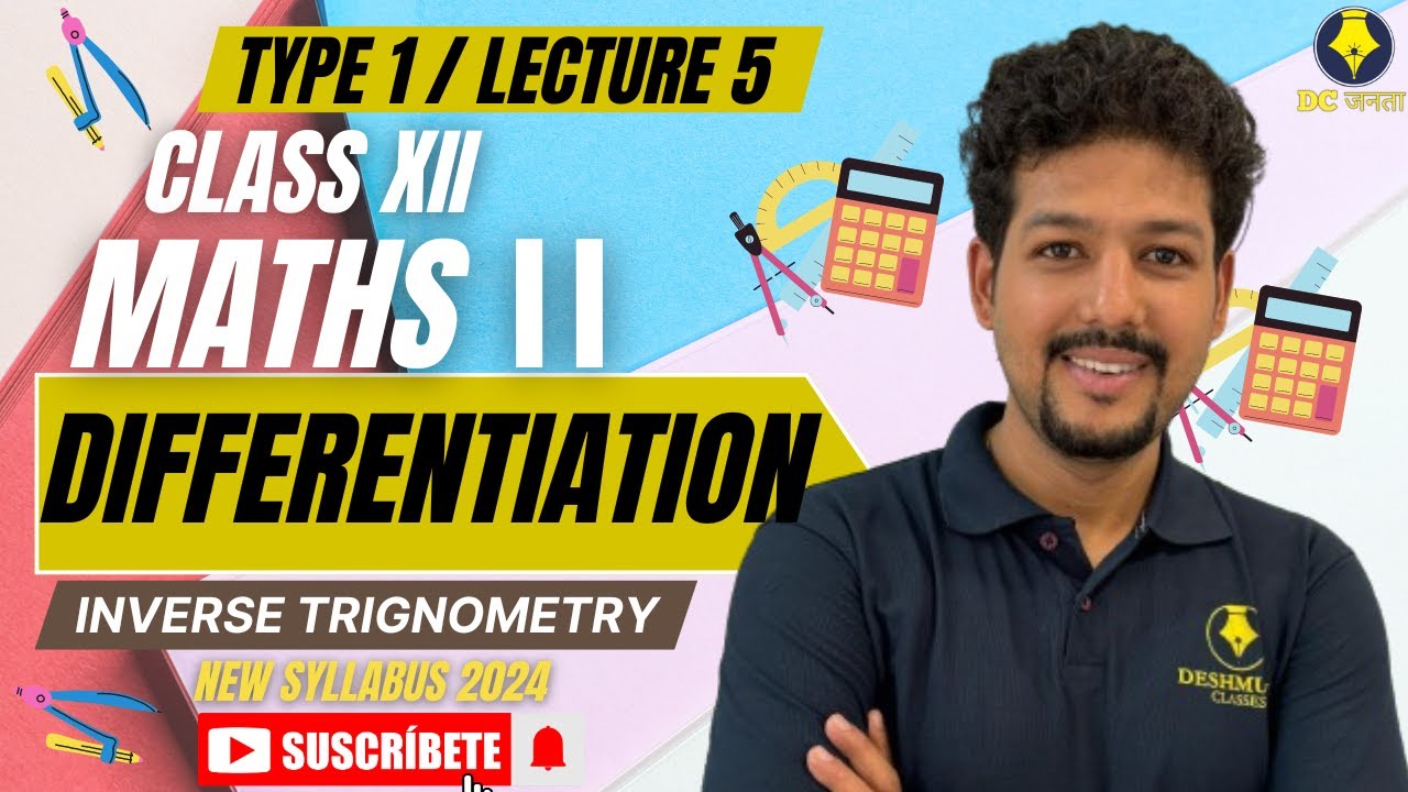 CLASS 12th DIFFERENTIATION CHAPTER LECTURE 5 BY PROF SARVAT DESHMUKH SIR #maths #youtube # ...