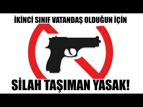 Yalnızca birinci sınıf vatandaşlar silah taşıyabilir!