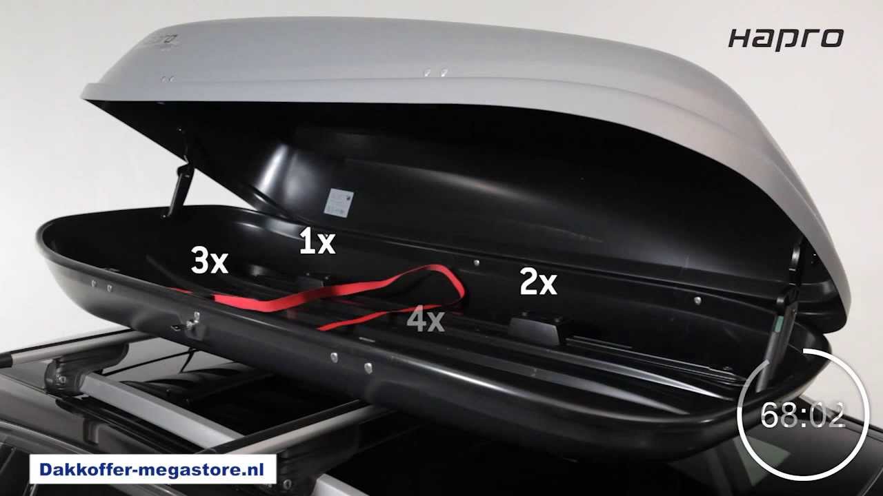Montage Hapro ProBox / met LAAGSTE PRIJS link / bagagebox / skibox ...