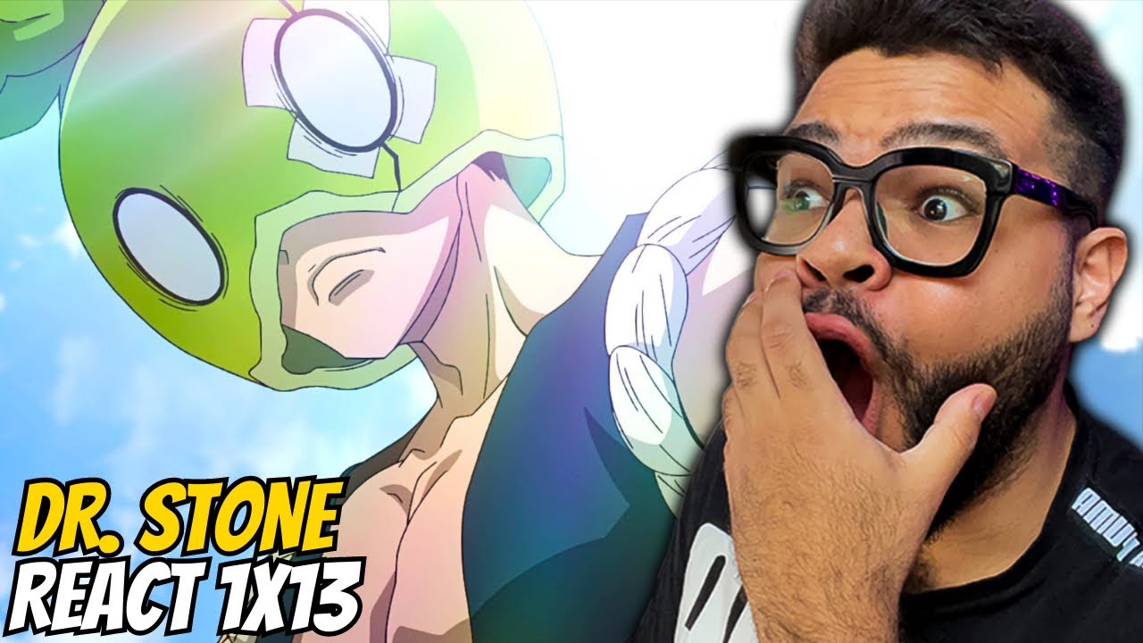 KINROU VS MAGMA! DR. STONE Temporada 1 Episódio 13 REACT - YouTube