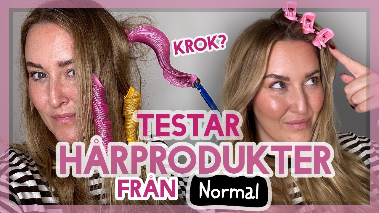 TESTAR HÅRPRODUKTER FRÅN NORMAL! - YouTube