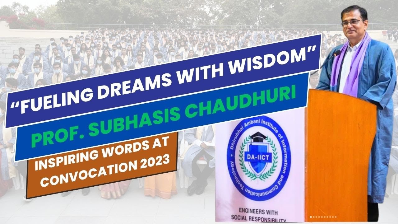 Reliving the inspiring words from our Chief Guest's Graduation Speech ...