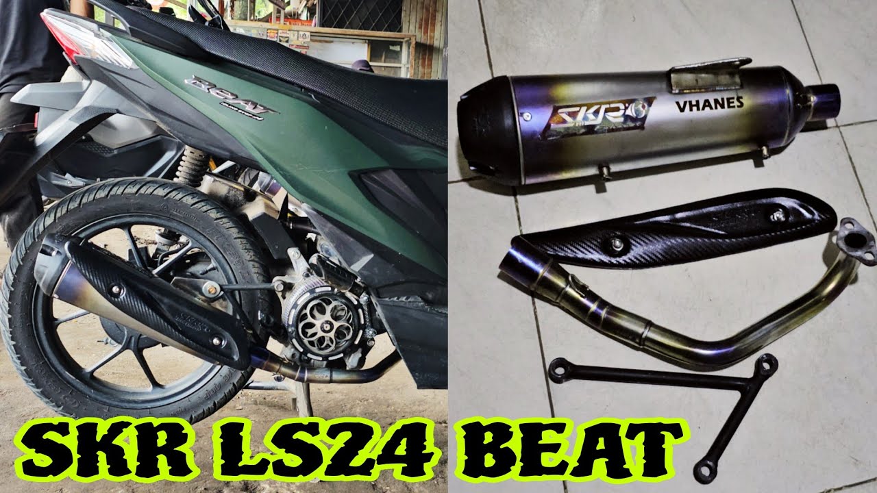 BEAT DELUXE KNALPOT SKR LS24 REQUEST BIKIN NAMA PAKE LASER MARKING ...