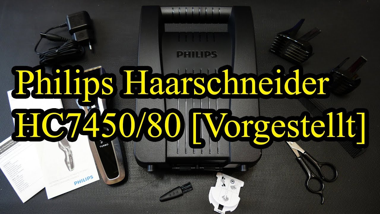 Philips Haarschneider HC7450/80 [Vorgestellt] - YouTube