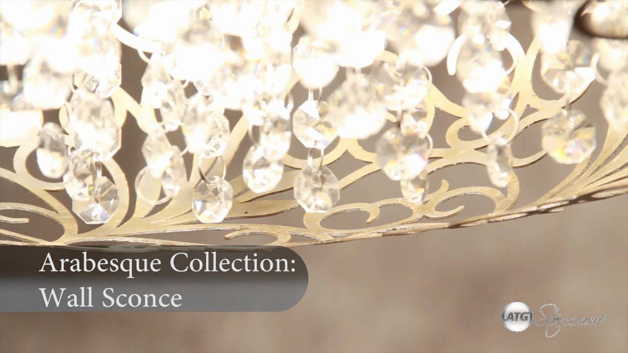 Maxim Lighting: Arabesque Collection Wall Sconce - YouTube