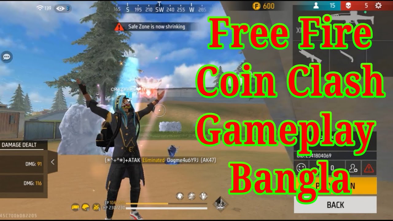 Free Fire Coin Clash Gameplay 2023 | New Gaming Mode Coin Clash ...