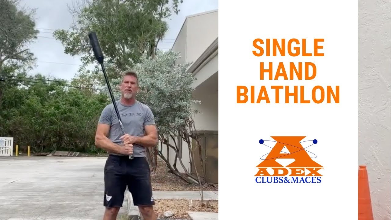 Adjustable Steel Macebell Single Hand BiAthlon - YouTube