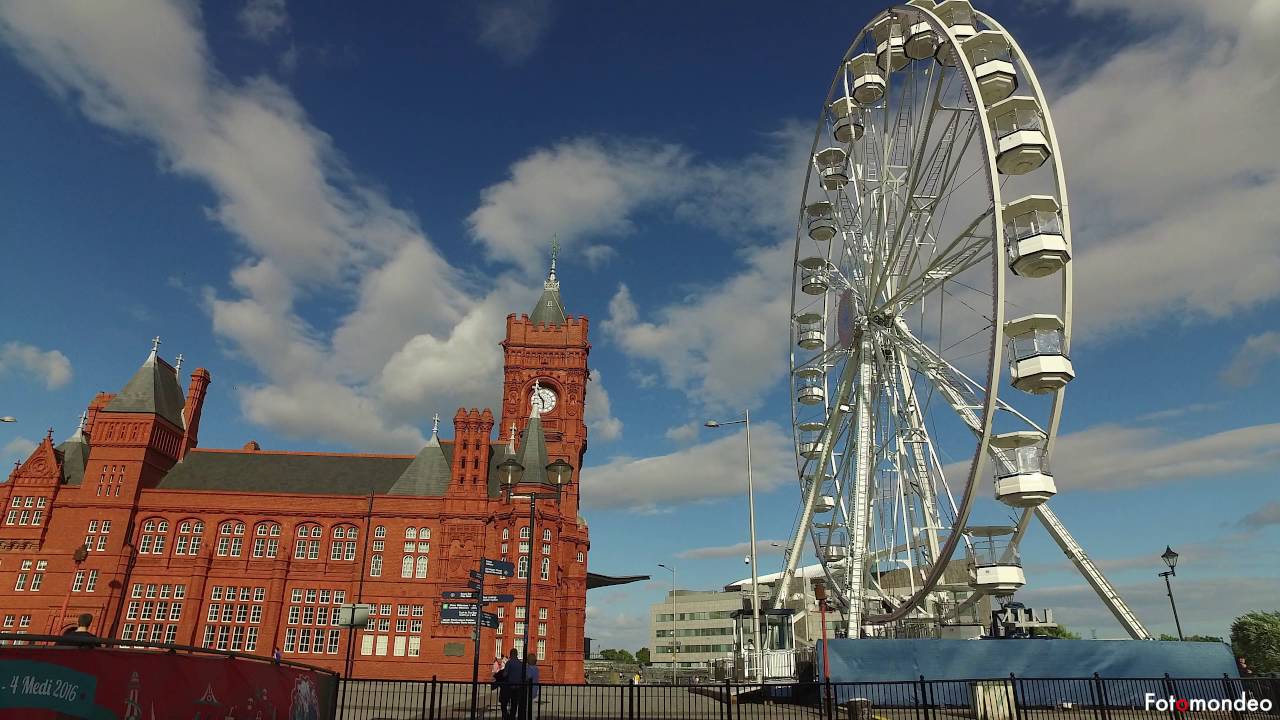 Cardiff Bay Beach in 4K, Cardiff, Wales - DJI Osmo - YouTube