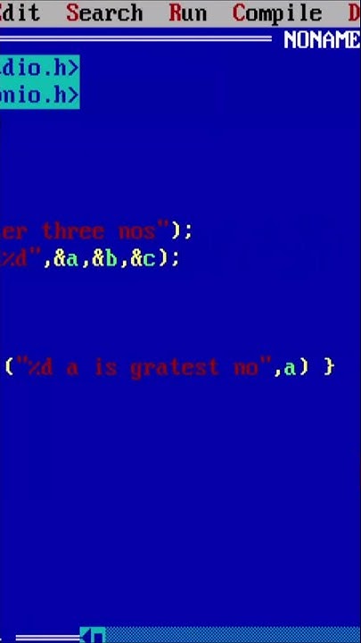 How to find greatest number among three input integer numbers - YouTube