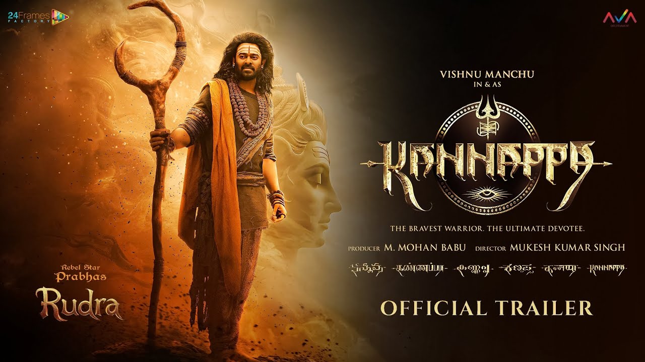 Kannappa - Official Trailer | Prabhas | Vishnu Manchu | Kajal Aggarwal ...