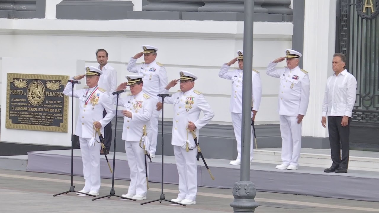 Entregan mando operativo de la Primera Región Naval - YouTube