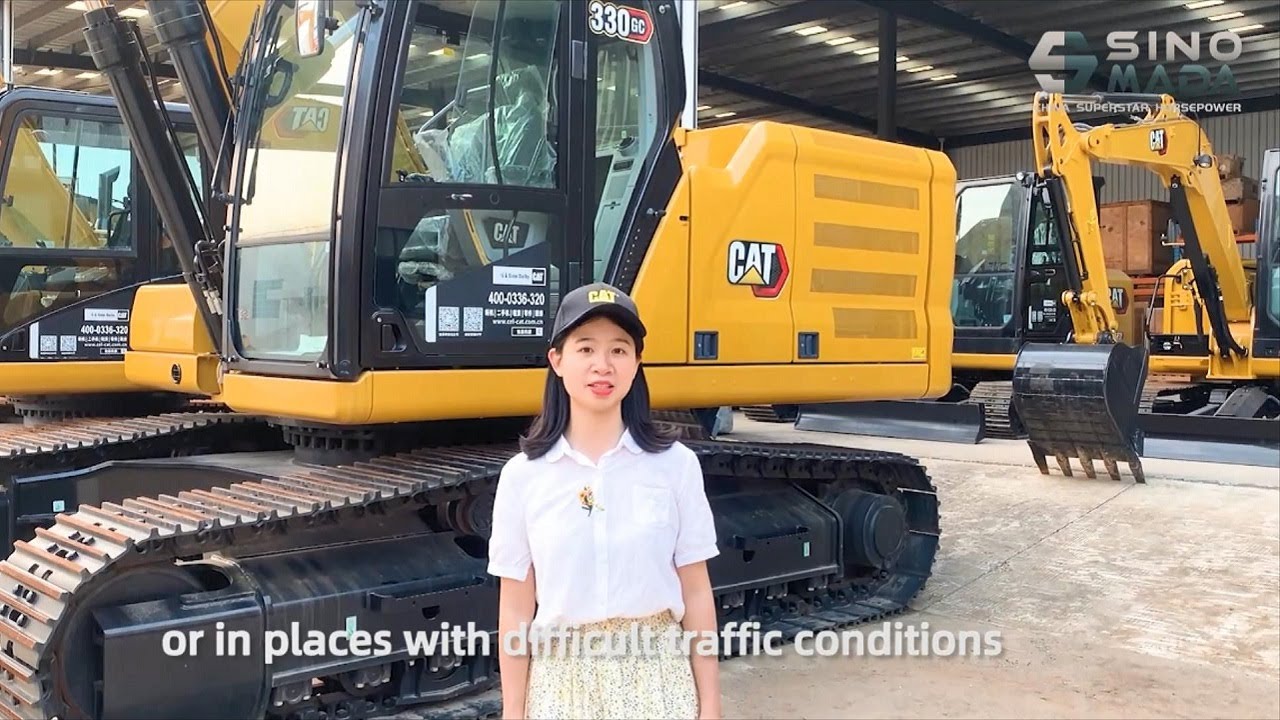 CAT 330GC Excavator at the Factory Today - YouTube