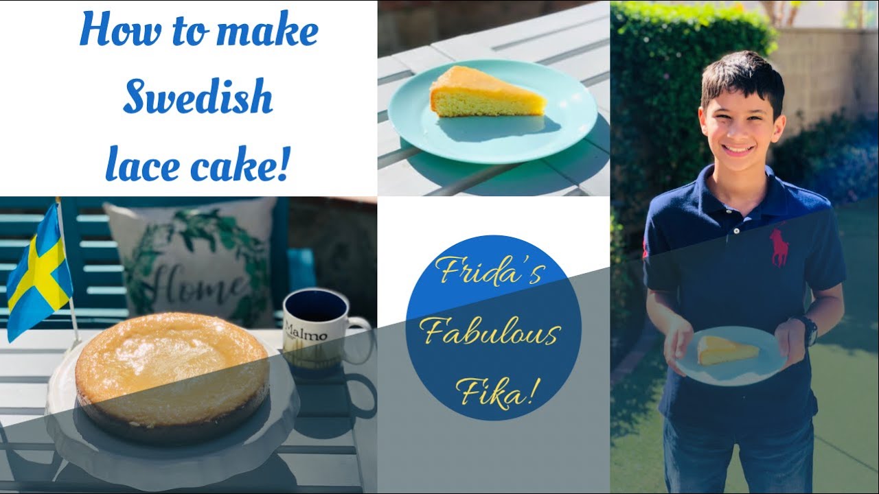 How to make a Swedish lace cake, "Spetskaka"! - YouTube