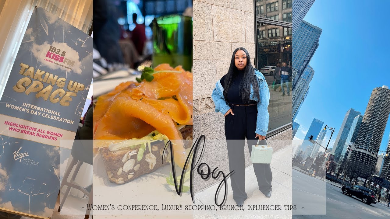 DAILY VLOG | WOMEN'S HISTORY MONTH EVENT, LUXURY SHOPPING, BRUNCH ...