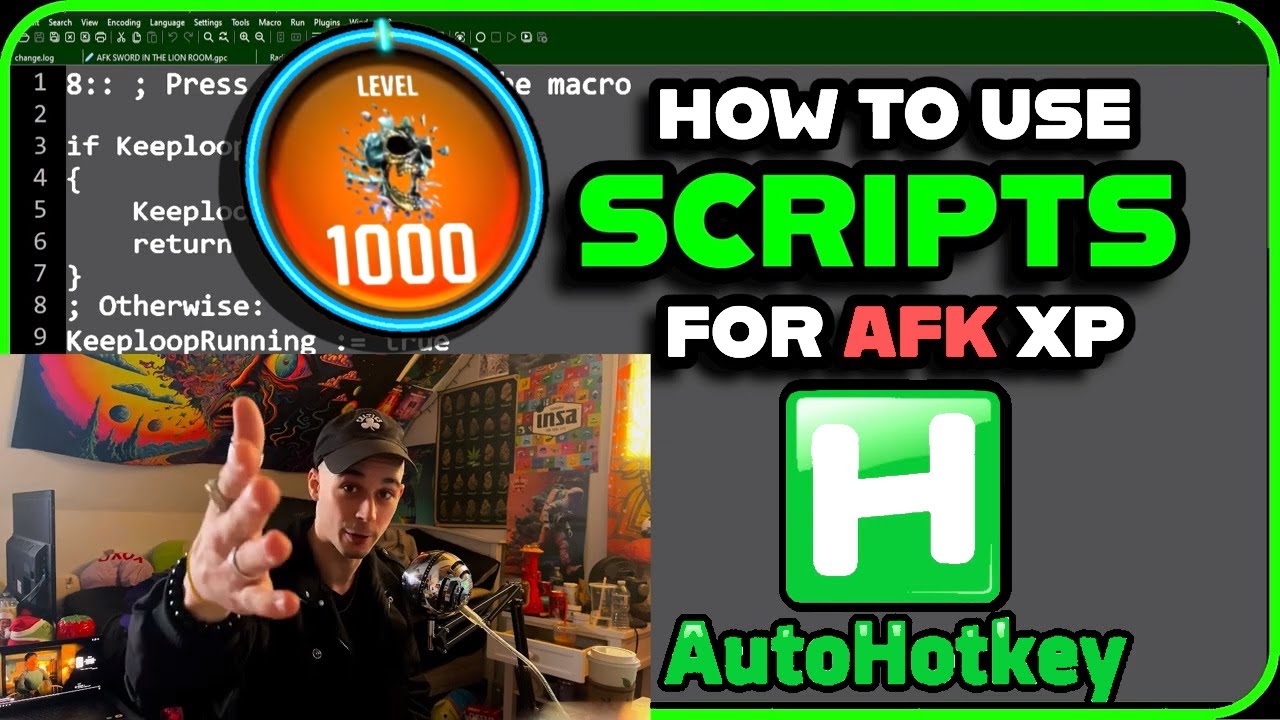 How To Use Autohotkey Scripts Level Up While Afk Youtube