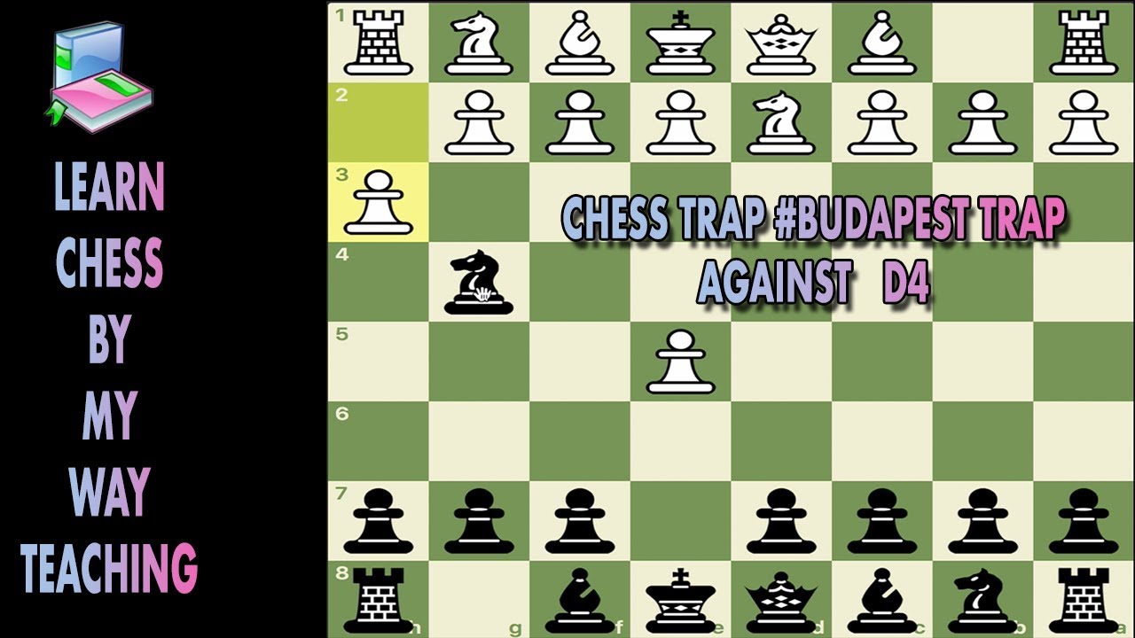 Chess Trap #6 Budapest Trap Against White d4 - YouTube