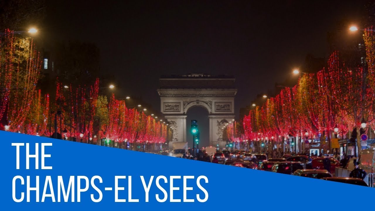 Christmas lights on the Champs-Elysées - YouTube