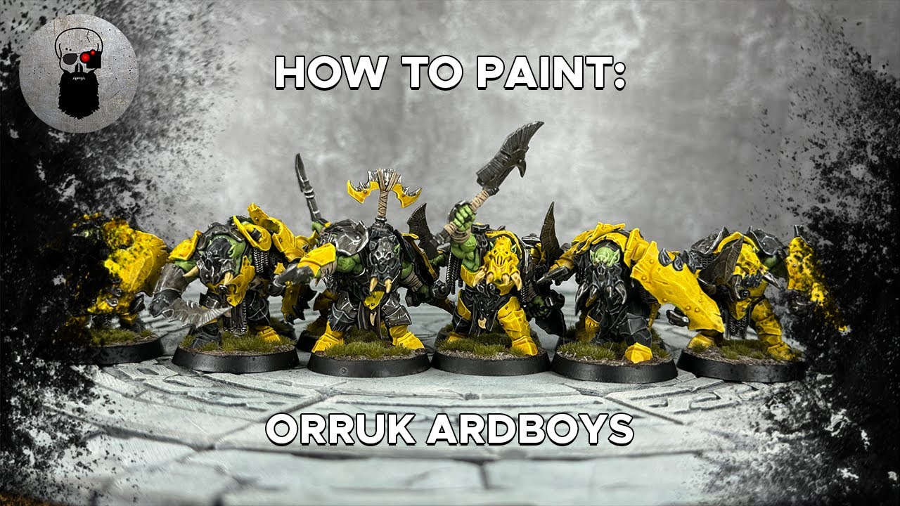 Contrast+ How to Paint: New Ironjawz Orruk Ardboys - YouTube