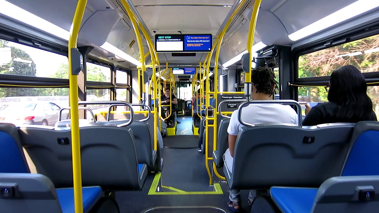 MTA New York City Bus : On-Board 2018 New Flyer XN60 "Xcelsior" CNG ...