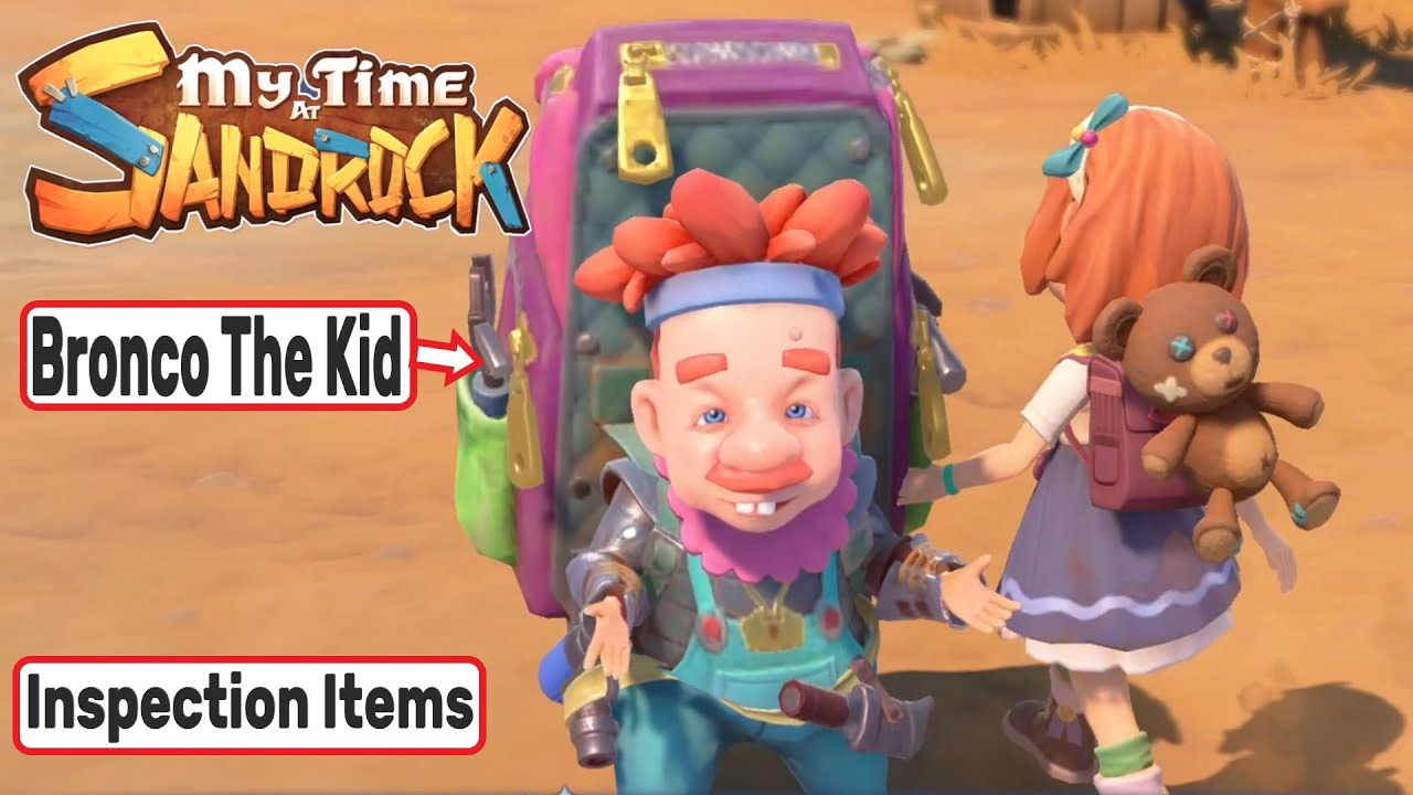 My Time At Sandrock - Bronco The Kid & Inspection Items Commerce Guild ...