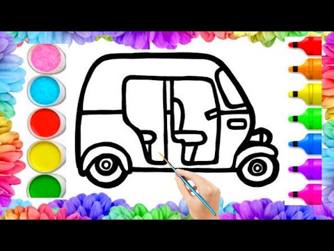 Auto Drawing Painting And Coloring for Kids and Toddlers 🤩🤩//How to ...