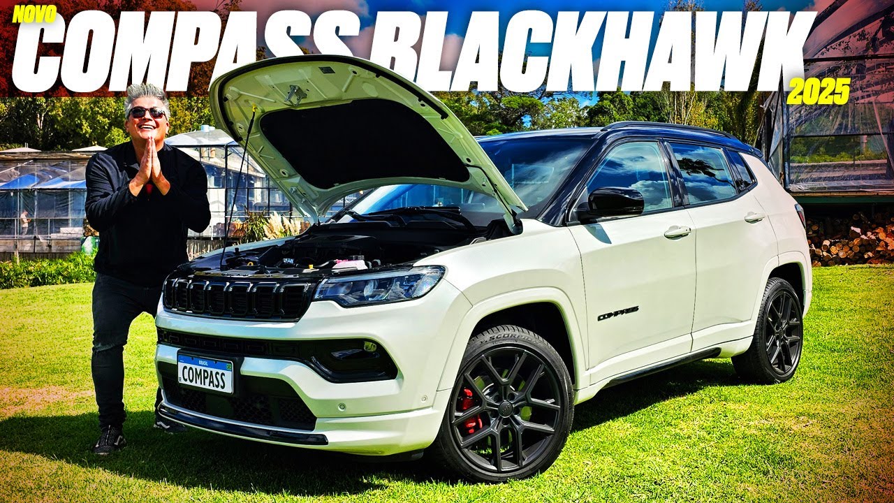 Novo Jeep Compass Black Hawk 2025 - 2.0 TURBO E 4X4! QUANTO CUSTA O SUV ...