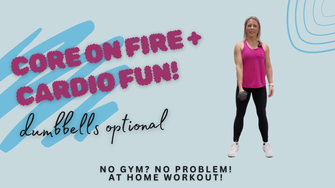 50 Minute Fun Core & Cardio Combo | No Gym, No Boredom! - YouTube