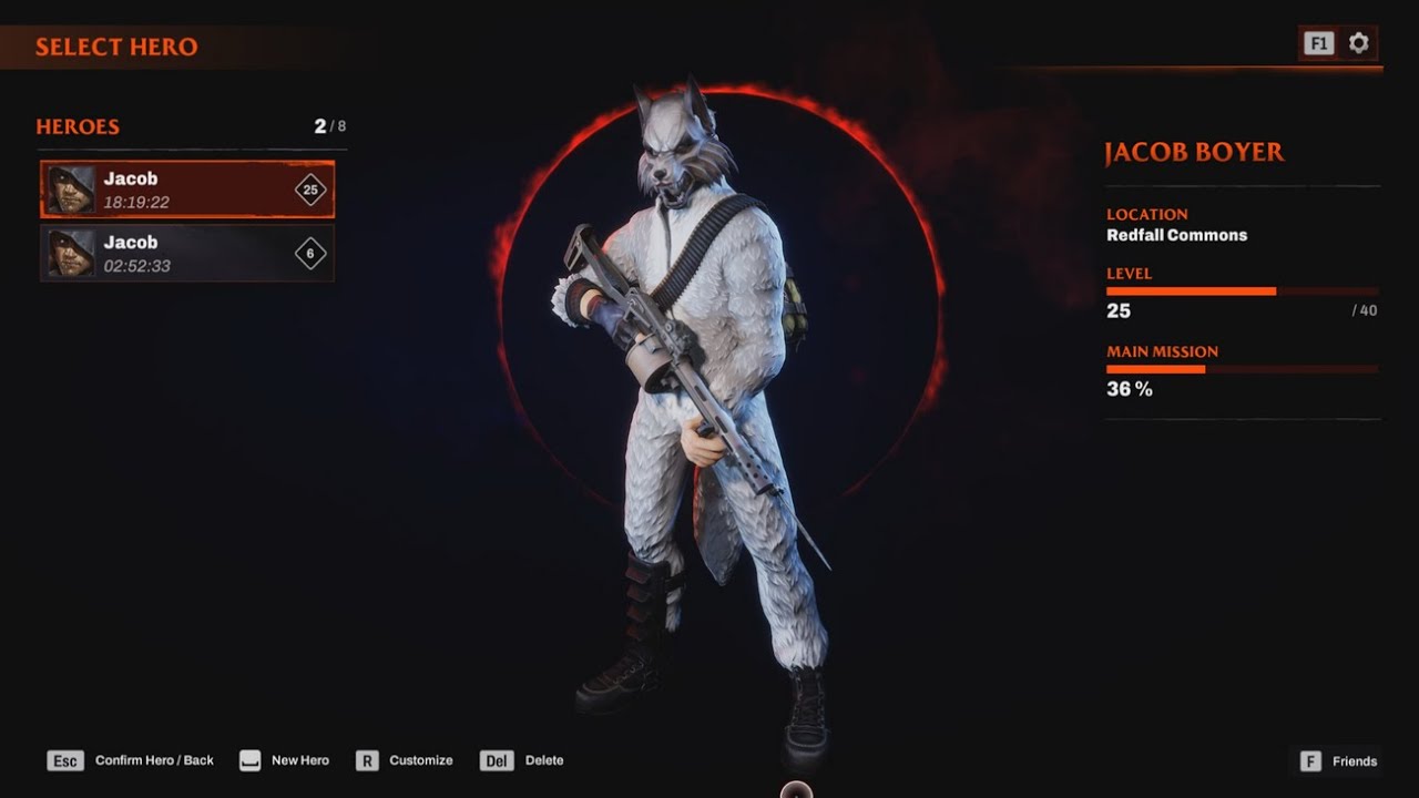 RedFall Eclipse Difficulty Jacob Solo 1 Full First Map - YouTube